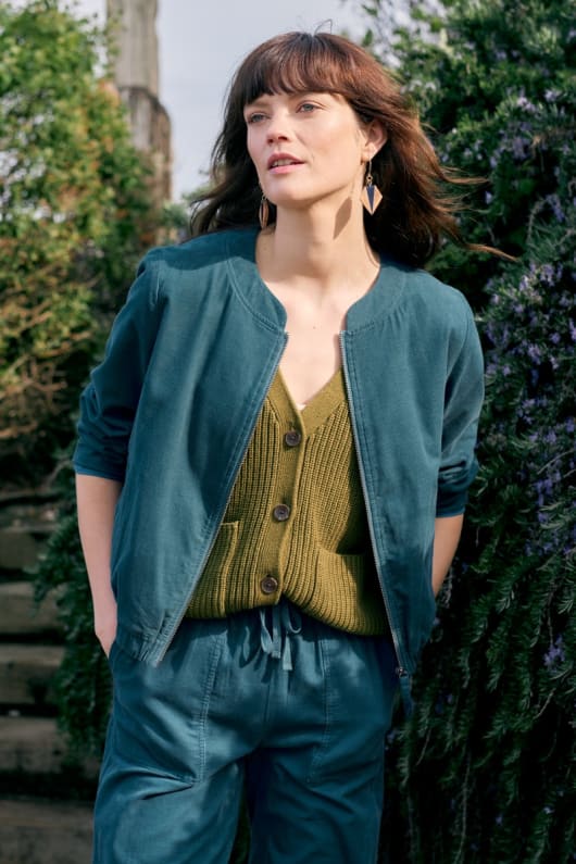 Women's Boxy Zip-Through Jacket | Seasalt Cornwall - Seasalt Cornwall