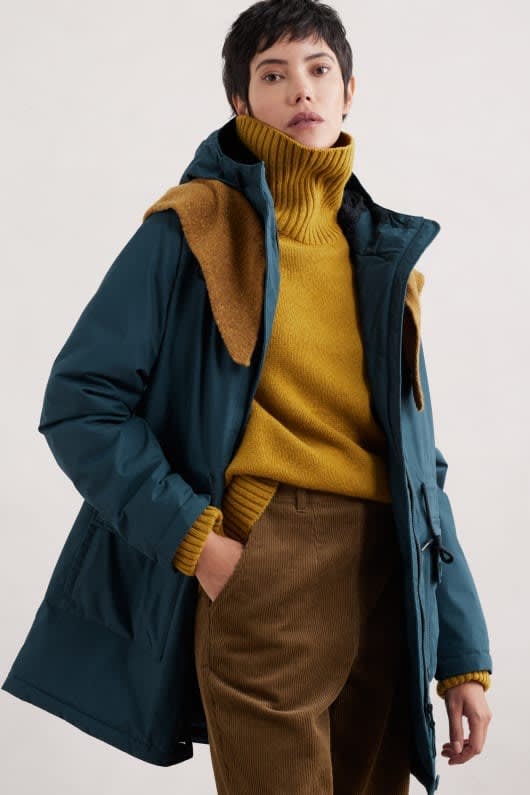 Waterproof Fleece-Lined Coat | Seasalt Cornwall - Seasalt Cornwall